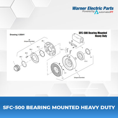 Warner Electric SFC-500 Bearing Mounted Heavy Duty | Warner Electric Parts